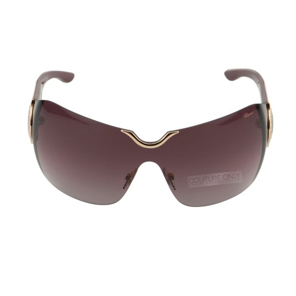 Chopard | Accessories | New Chopard 23k Gold Shield Sunglasses Sch8838fc | Poshmark